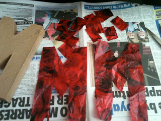 Yasmin Elizabeth: Decopatch Monogram Hanging Letters Tutorial