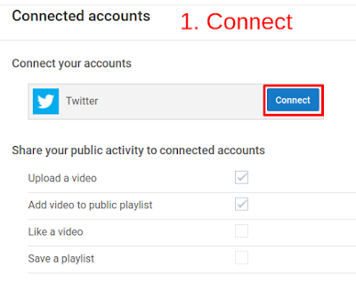 Connect your YouTube Channel to Twitter