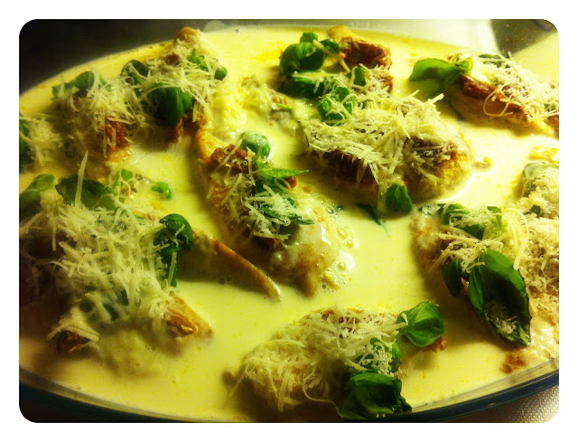 Kyckling med parmesan och soltorkade tomater – recept.pixelsara.com