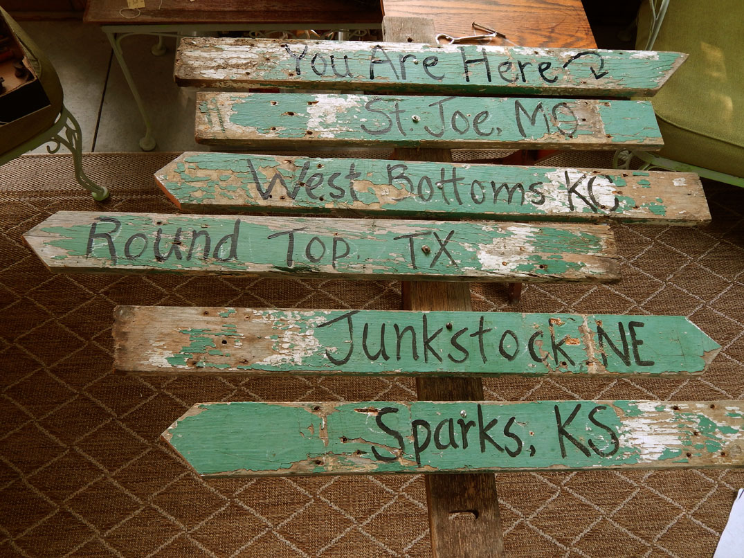 Saturdays Vintage Finds: Junker's Direction Sign