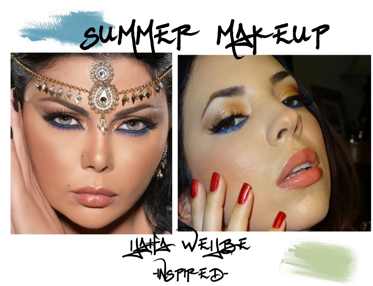 Summer Makeup -Haifa Wehbe inspired - Dreams, Colors and Glitter