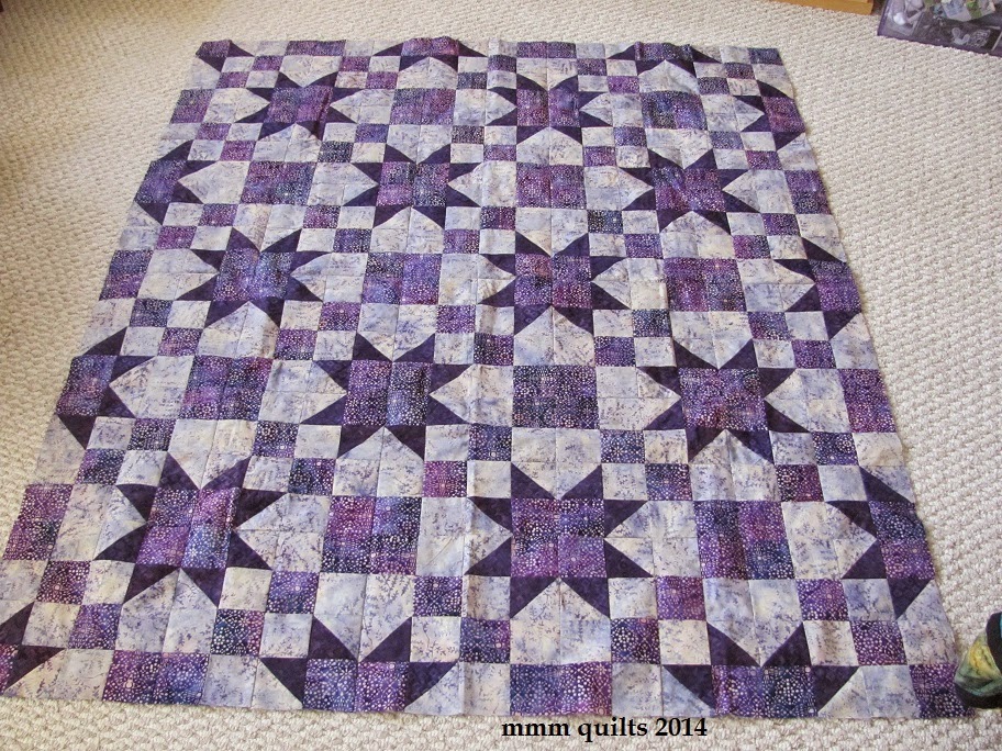 mmm quilts: Purple Crossroads--Heavy Metal Quilting