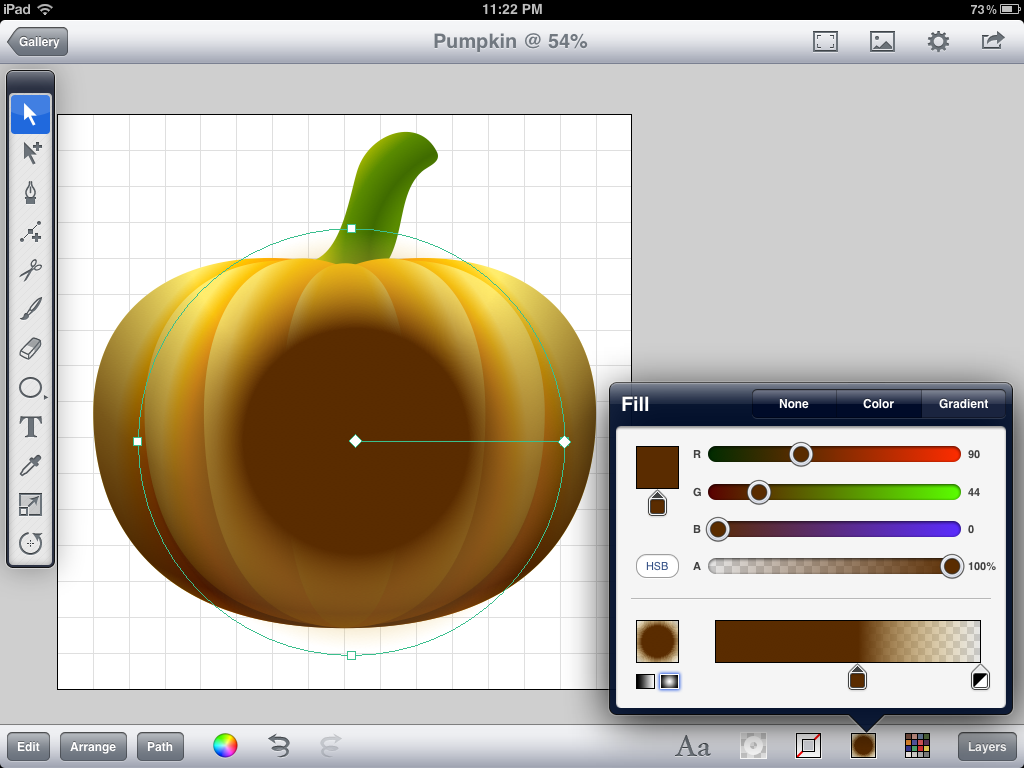 DigitalDrawer: Draw a Pumpkin