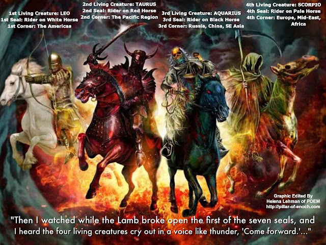 Pillar of Enoch Ministry Blog: THE FOUR LIVING CREATURES: AMAZING ...