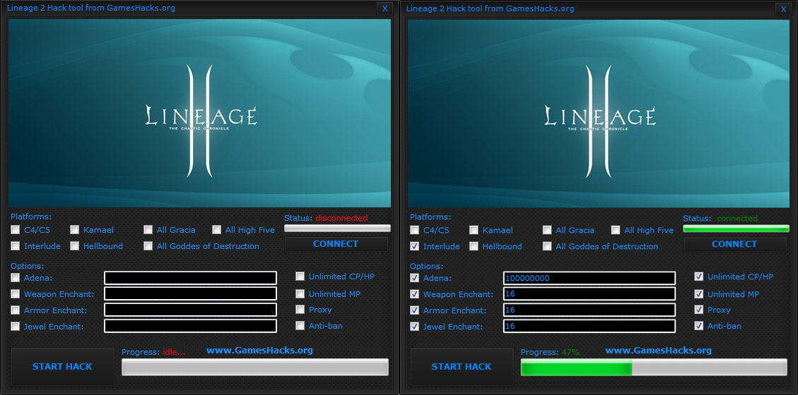 Lineage 2 Bot and Hack: Lineage 2 bot and hack(adena and enchants)