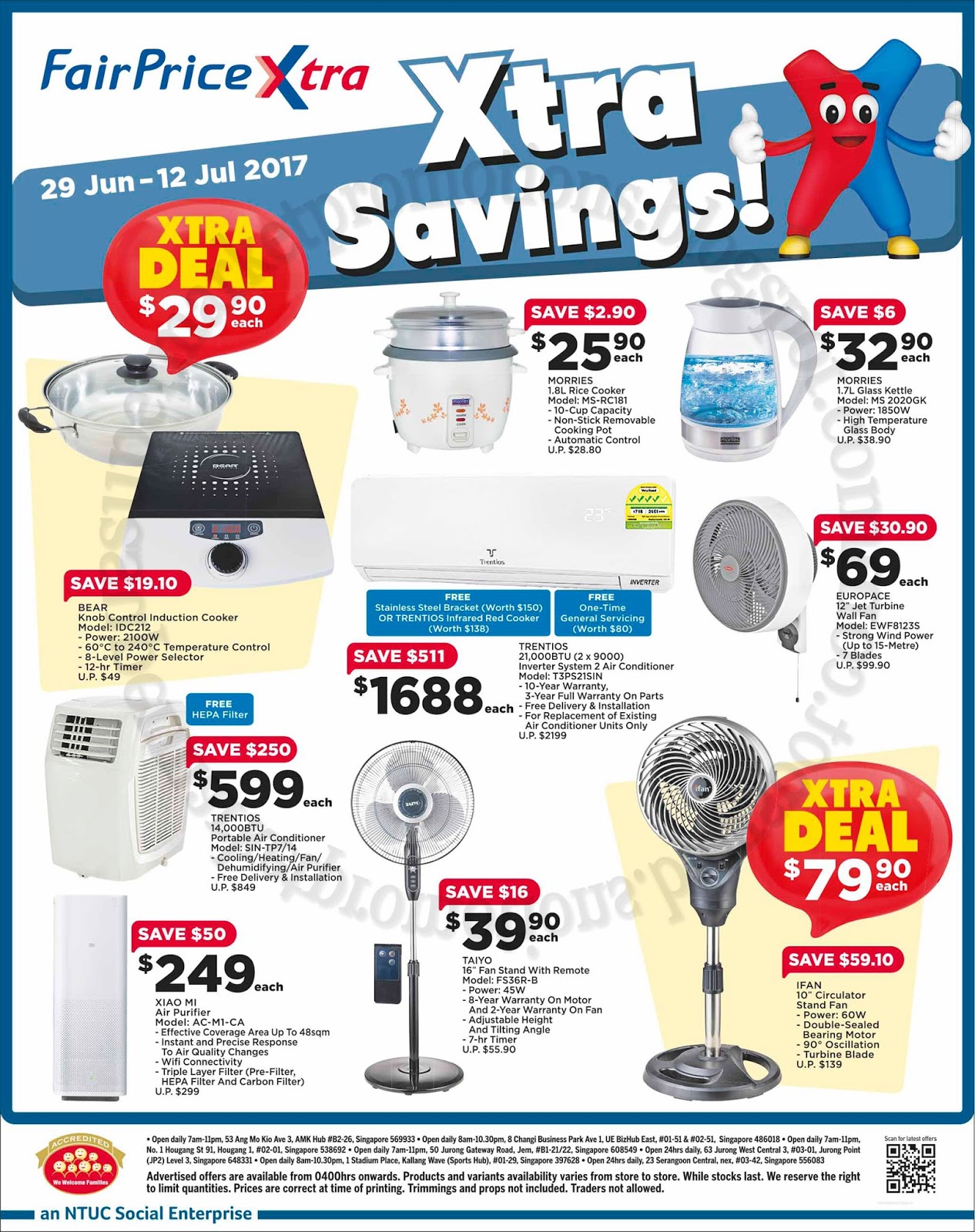 NTUC FairPrice Xtra Electrical Fair 29 June - 12 July 2017 ...