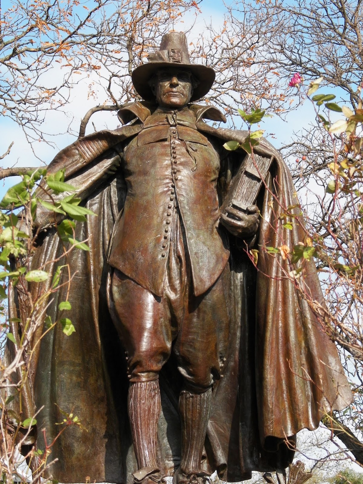 New England Travels: Walking tour and talk on The Puritan statue ...