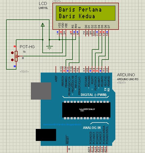 Belajar Arduino - Menyalakan LCD