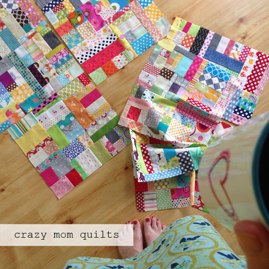 crazy mom quilts: scrap vortex QAL week 4