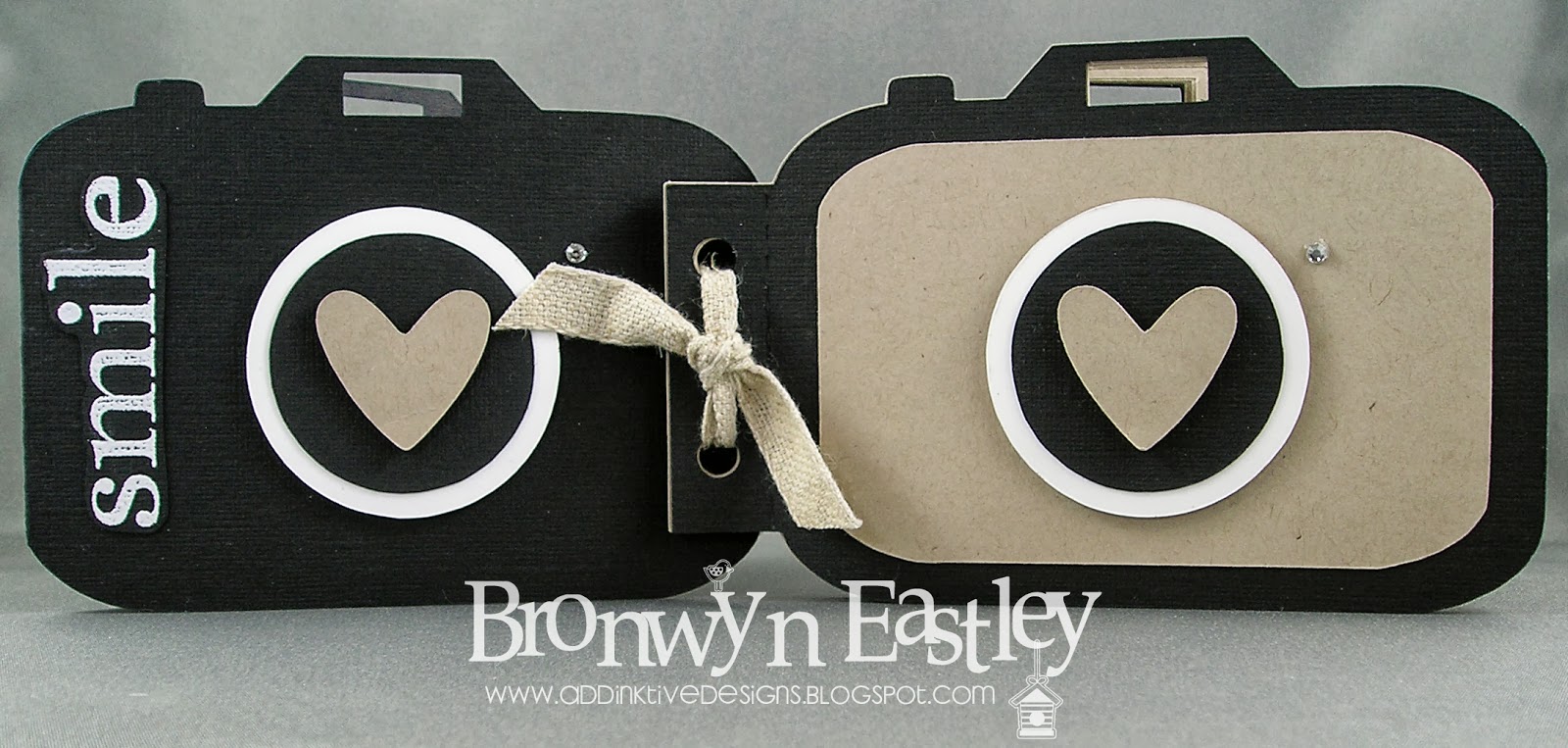 A Camera Card and Mini Album - Digital Punch Art