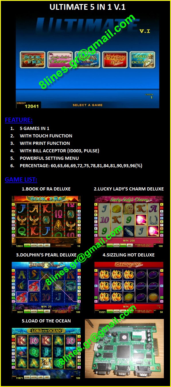 Cherry Master Games - update chips - used and new pcbs: MULTI ULTIMATE ...