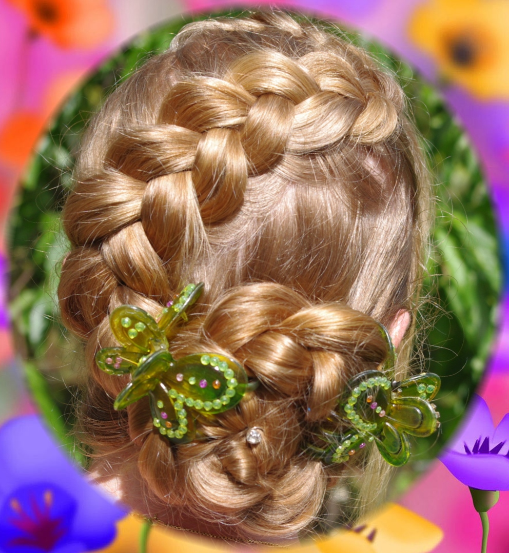Braids & Hairstyles for Super Long Hair: Dutch Braid - Flower Updo~ my ...