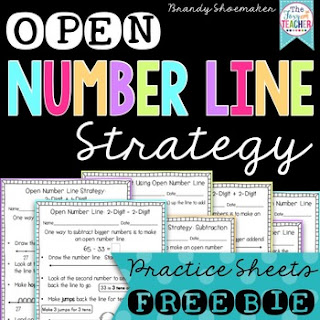 The Foxy Teacher: Open Number Line Strategy: Addition & Subtraction