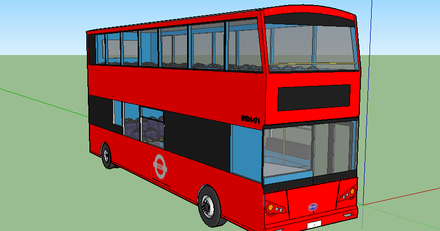 Unorm's London Bus Blog: My SketchUp models