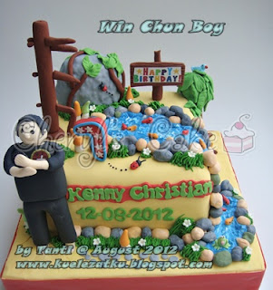 Kue Ulang Tahun Anak | CupCake | Birthday Cake: Wing Chun theme ...