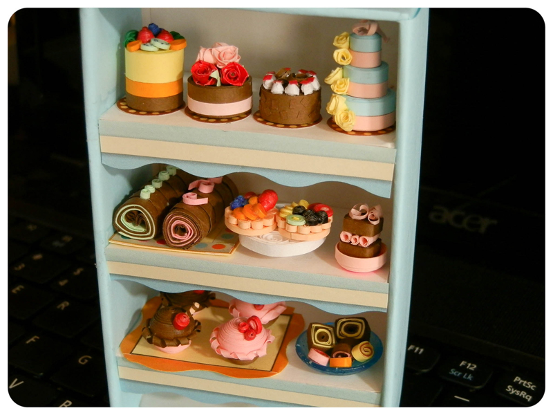 Paper Charm Creations: My First Miniature Bakery Stand