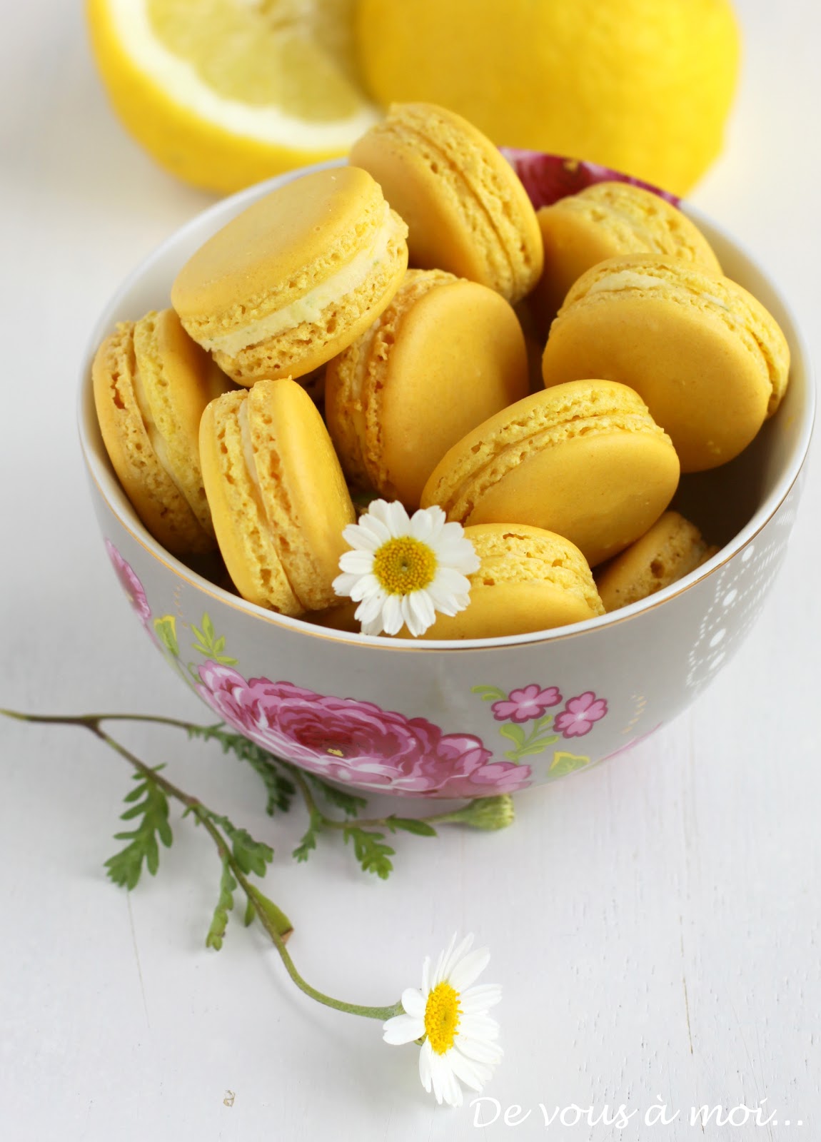 De vous à moi...: Macarons au Citron