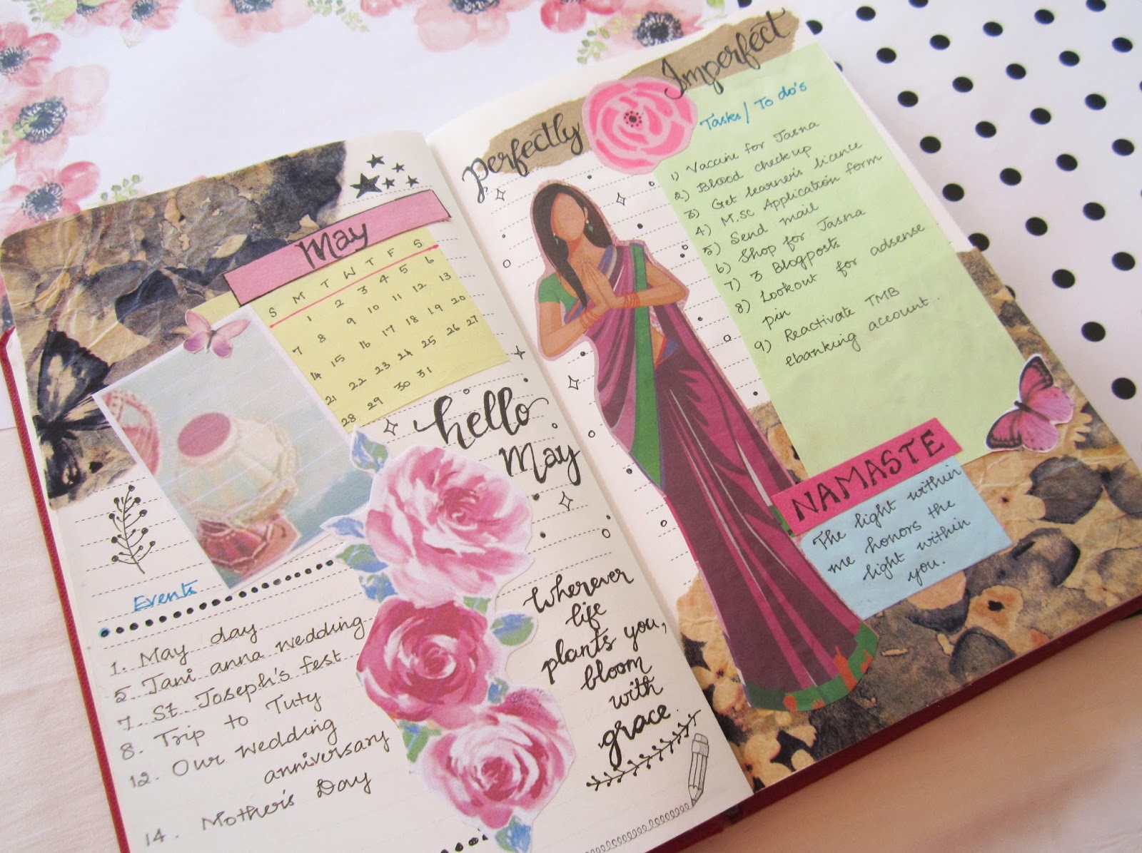 Bullet journal: May - A little love everyday!