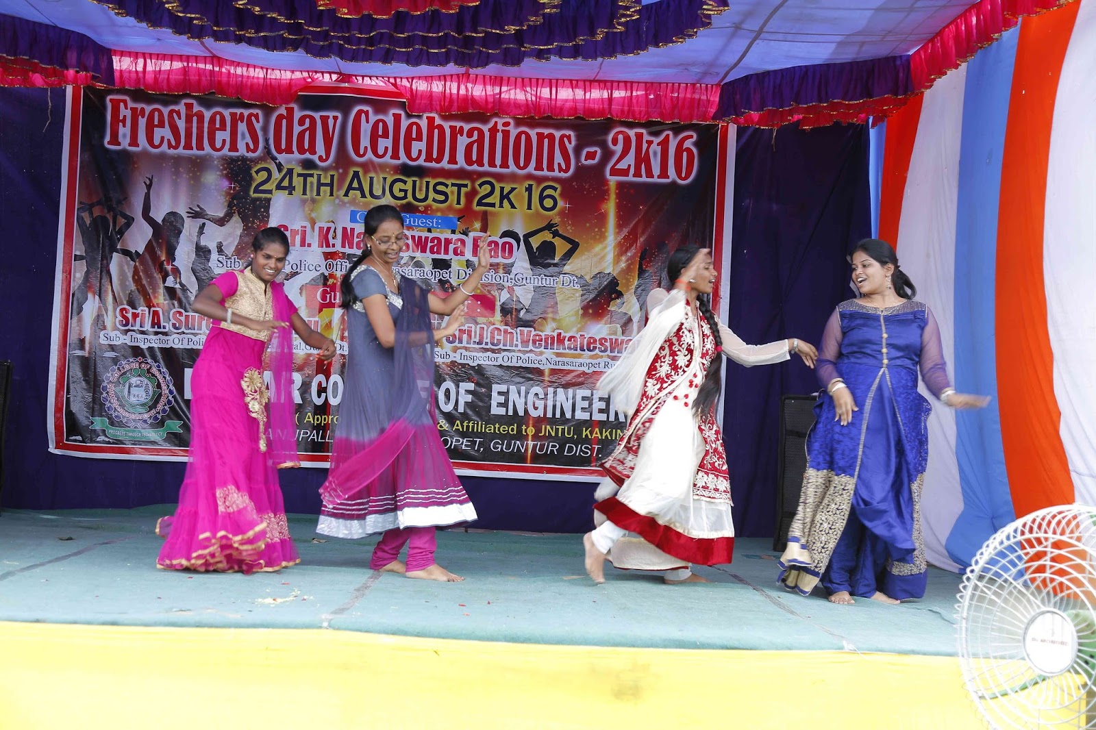 Eswar College of Engineering Blog: Freshers Day Celebrations 2016