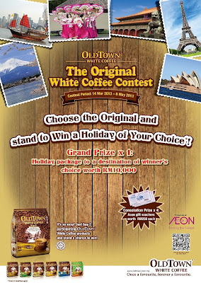 OldTown White Coffee "The Original White Coffee" Contest - Malaysia ...