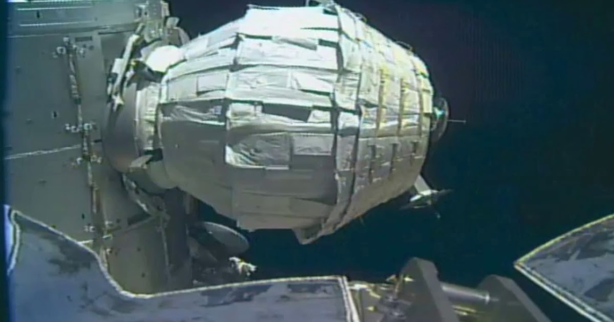 face: NASA expandable BEAM habitat inflation successfull