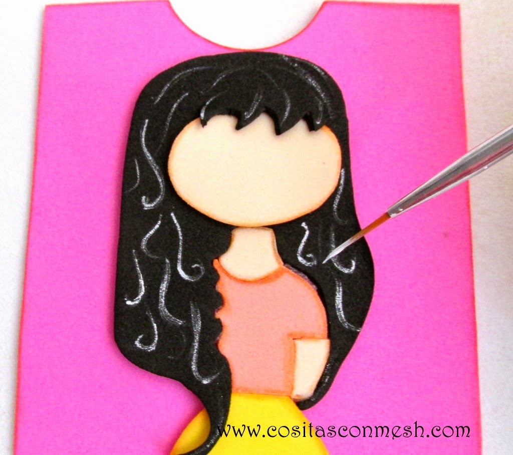 Manualidades para mamá con moldes en goma eva ~ cositasconmesh