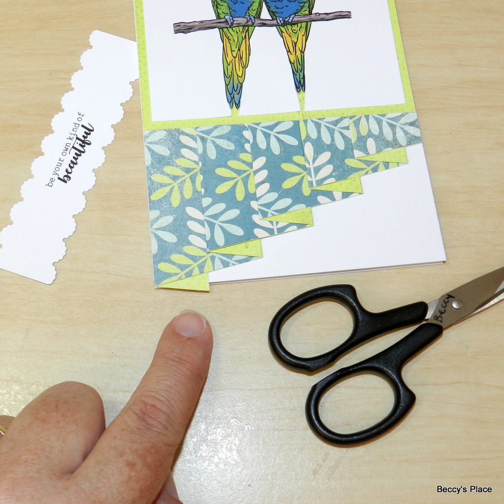 Beccy's Place: Tutorial - Curtain Fold Card