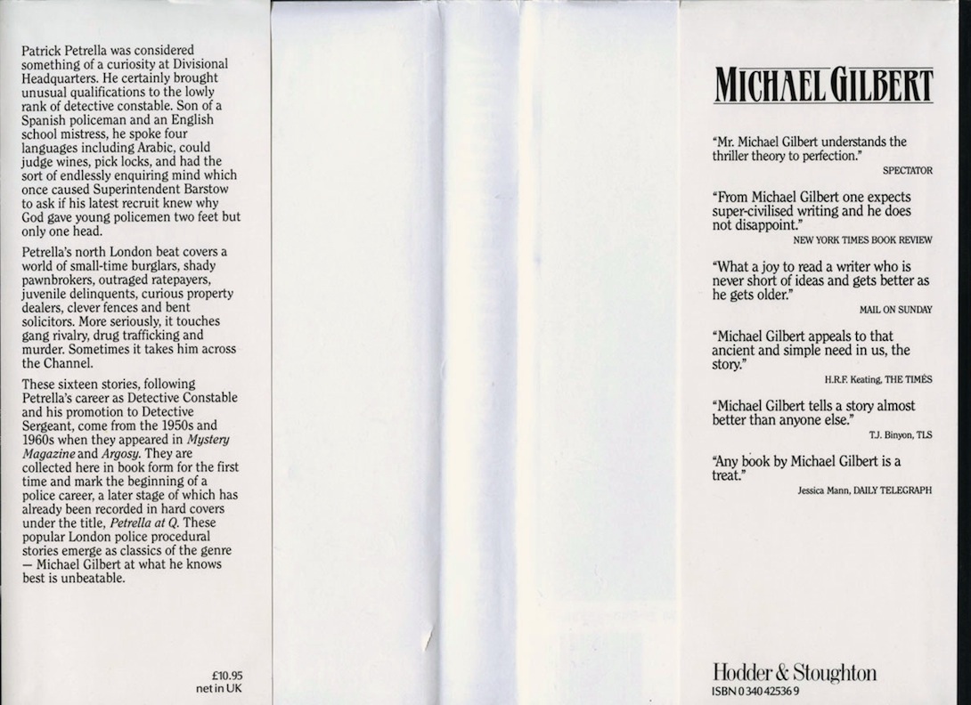 Existential Ennui: Michael Gilbert Joins British Thriller Book Cover Design of the 1970s and 1980s