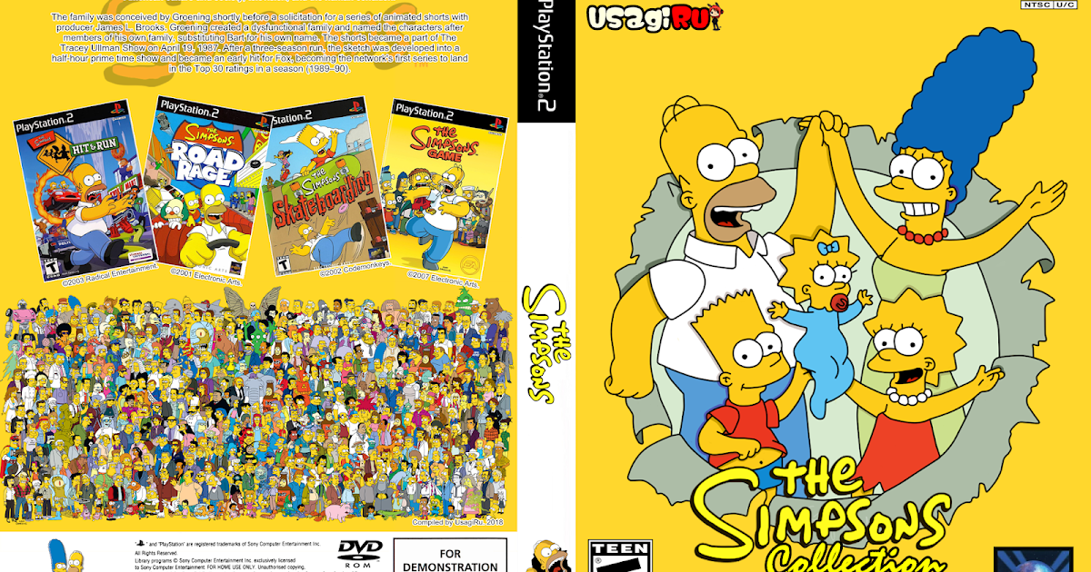 Blog do UsagiRu: [PS2 ISO] THE SIMPSONS COLLECTION