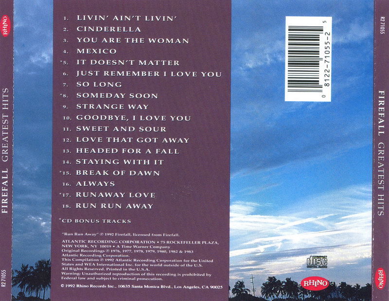 ENTRE MUSICA: FIREFALL - Greatest Hits