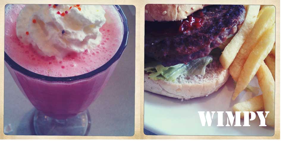 Elma's Kitchen: Wimpy Burgers and Strawberry Milkshakes