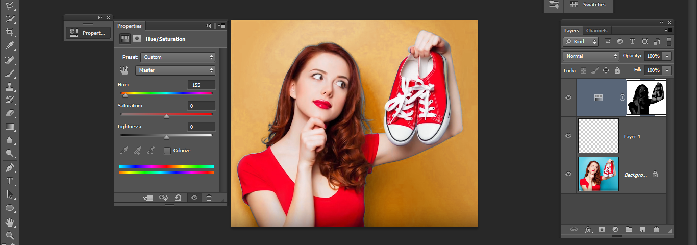 How to select and change color using color range tool - Photoshop Photo ...