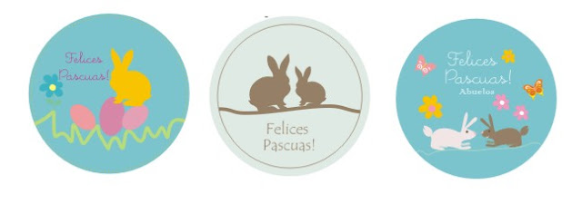 La vaquita design: Stickers para Pascuas