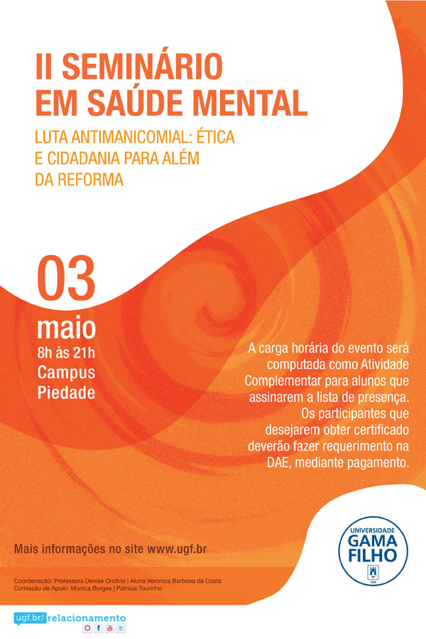 SaÚde Mental Do Rio De Janeiro Ii Seminário Em Saúde Mental Luta
