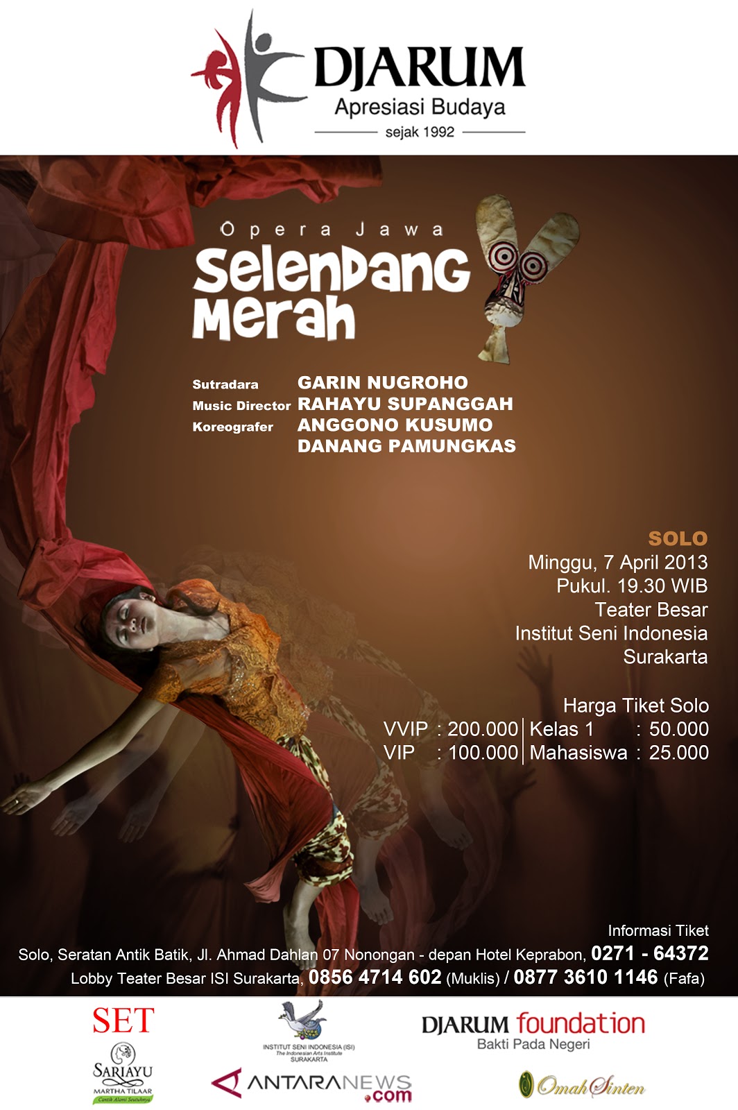 SET FILM WORKSHOP: Opera Jawa 3: Selendang Merah