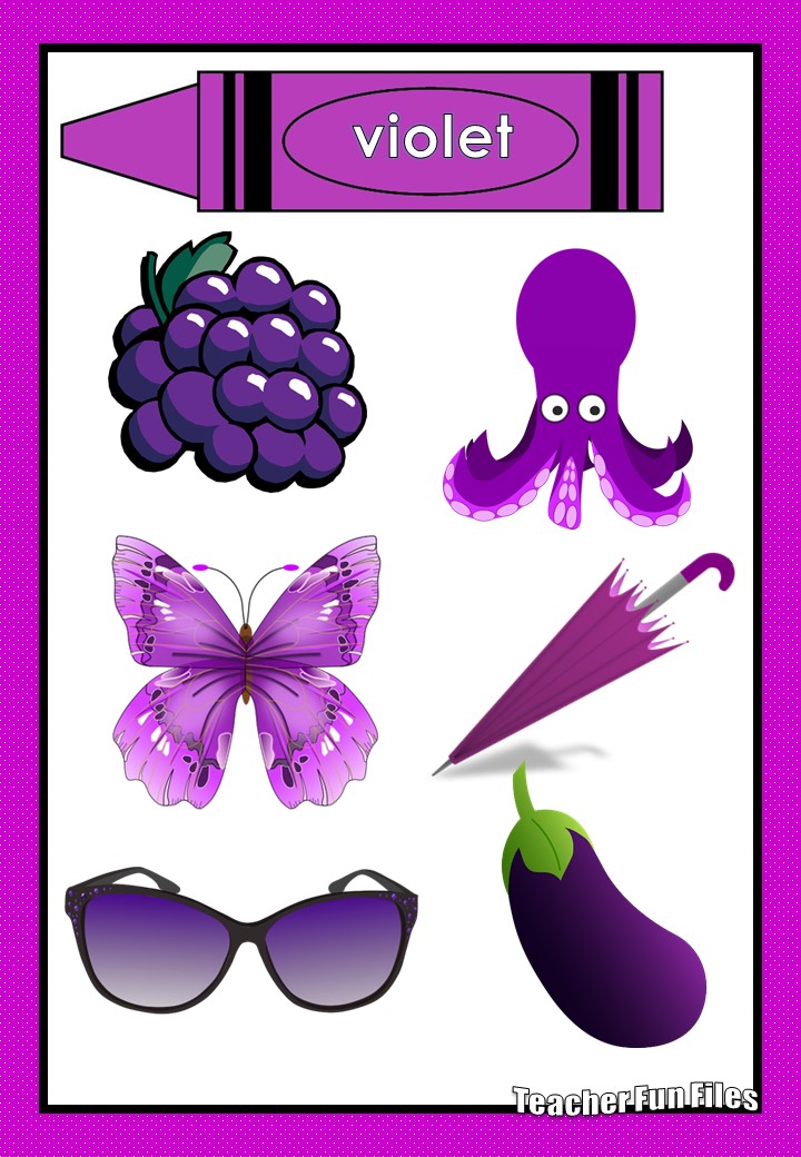 Teacher Fun Files: Color Charts for Kids