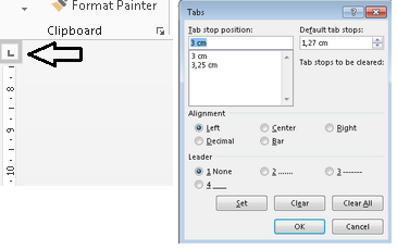 Fungsi Tab pada Microsoft Word