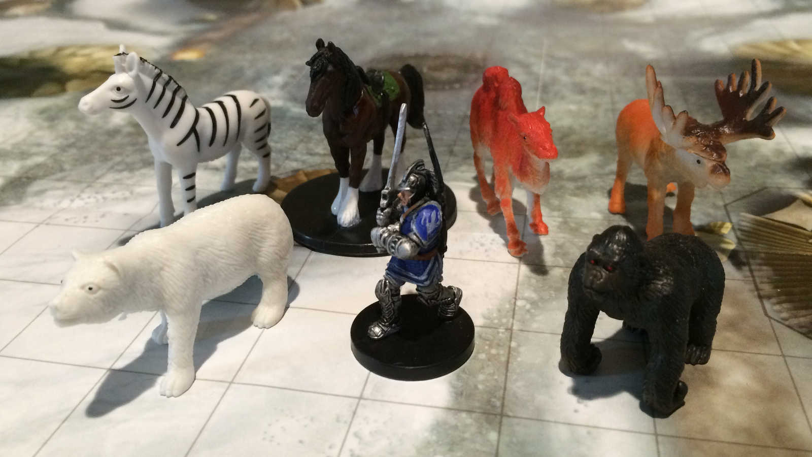 Raging Owlbear: D&D Miniatures: Safari Animals (mostly)