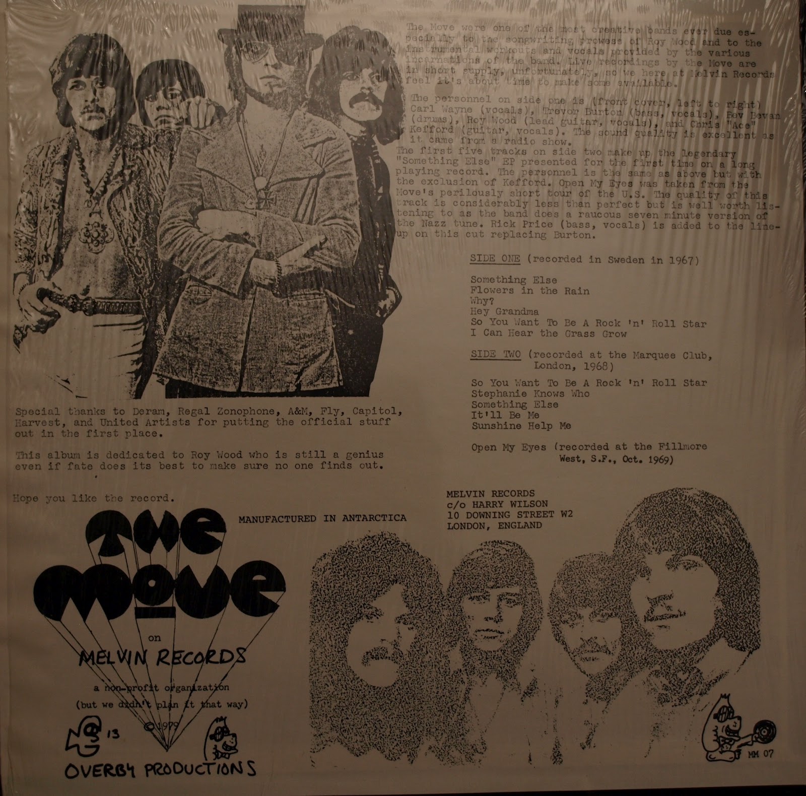 ELO Related Vinyl: The Move: Omnibus- Lp - Reino Unido