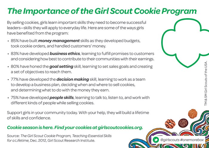 A Year in the Life of a Girl Scout: National Girl Scout Cookie Day!