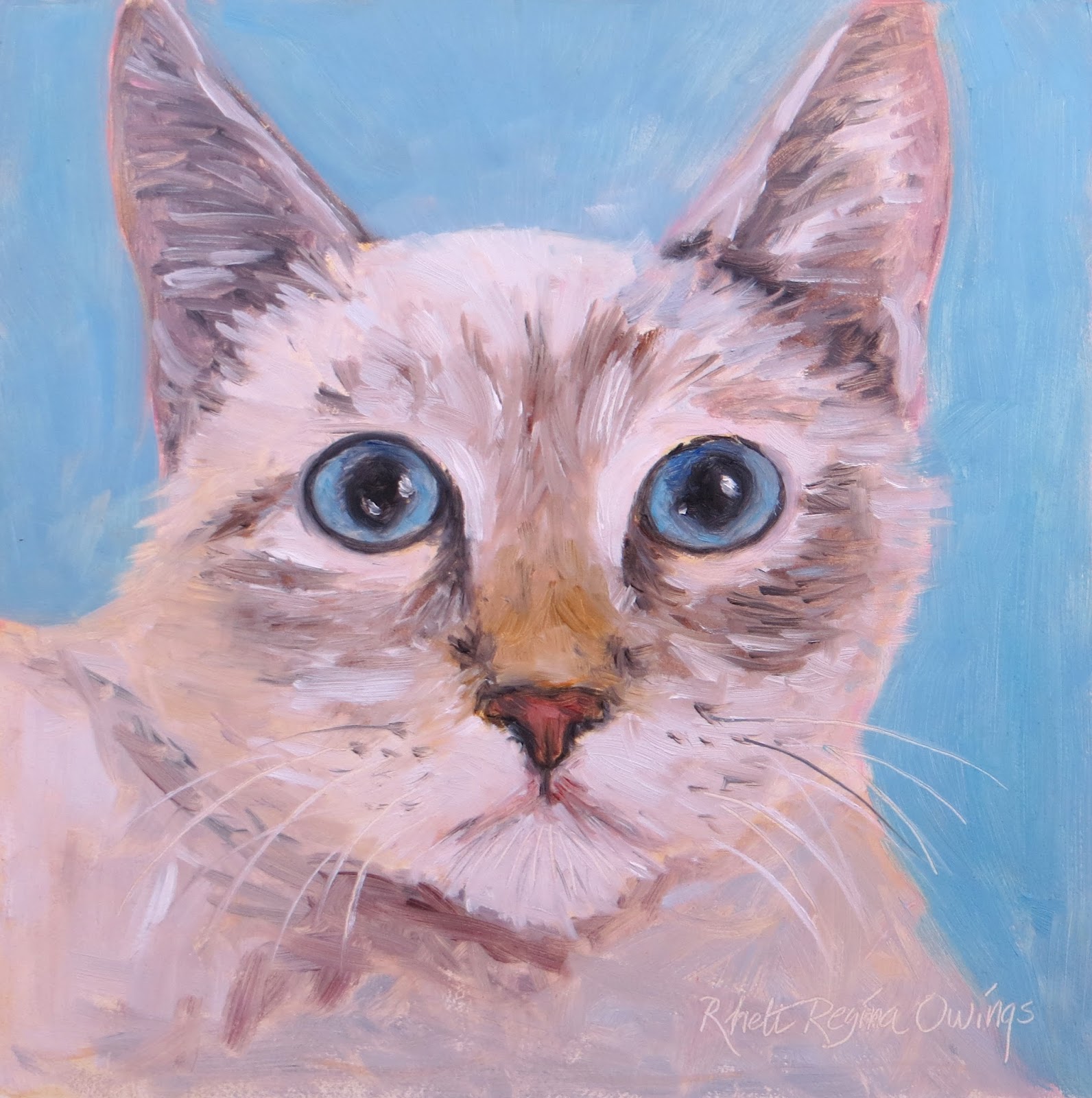Rhett's Art Studio Blog: Kitty Portraits