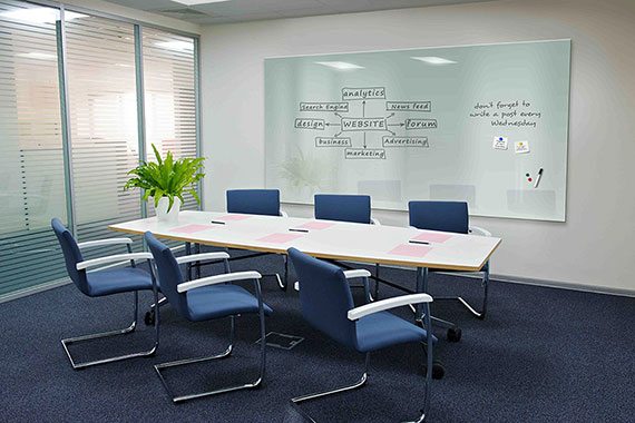 8 Characteristics of a Glass Whiteboard in the Office