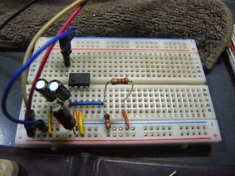 音源とオーディオの電子工作（予定）: レールスプリッター TLE2426