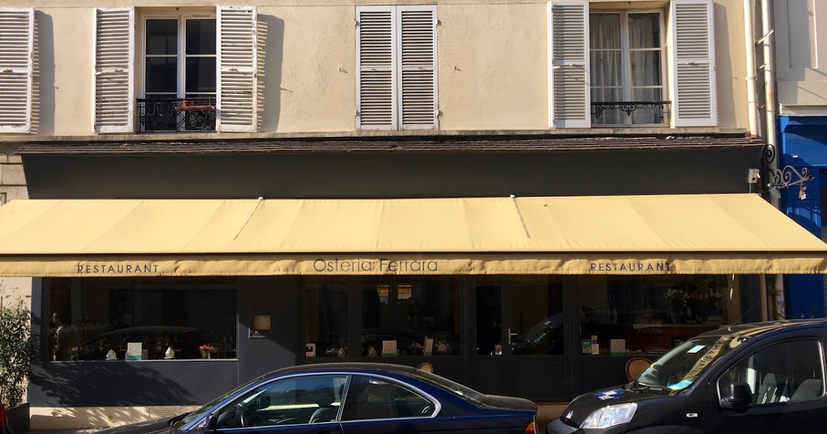 not drinking poison in paris: don't change: osteria ferrara, 75011