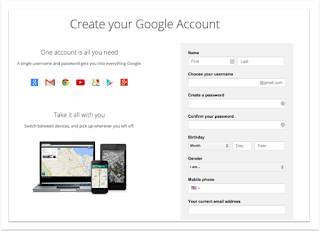 Register a new Gmail and sign in to Gmail