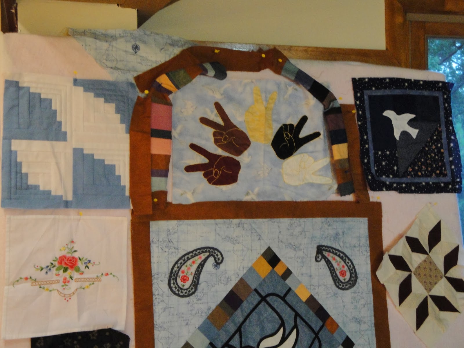 Love Joy Piece: Peace Traveling Quilt