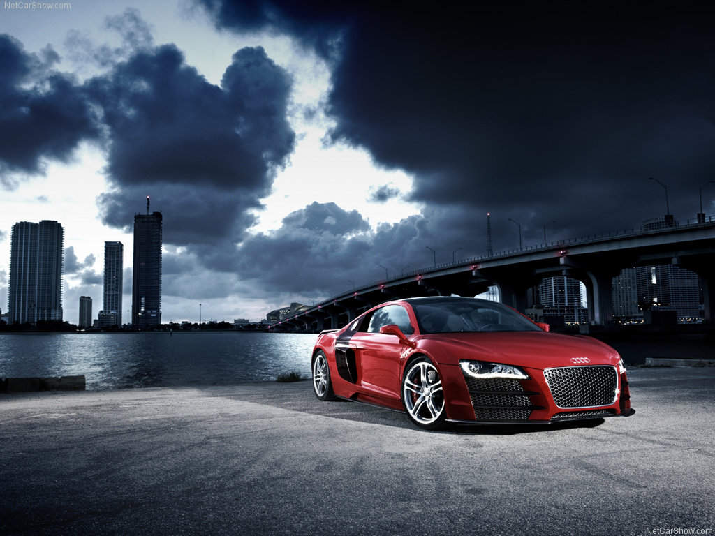 Screensaver: Red Audi R8 Wallpaper