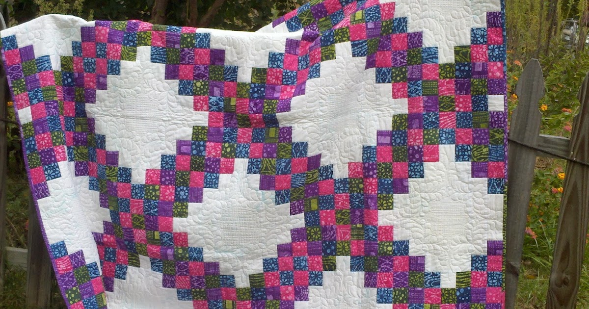 Quilting Tutorials: Triple Irish Chain - A new finish!!!