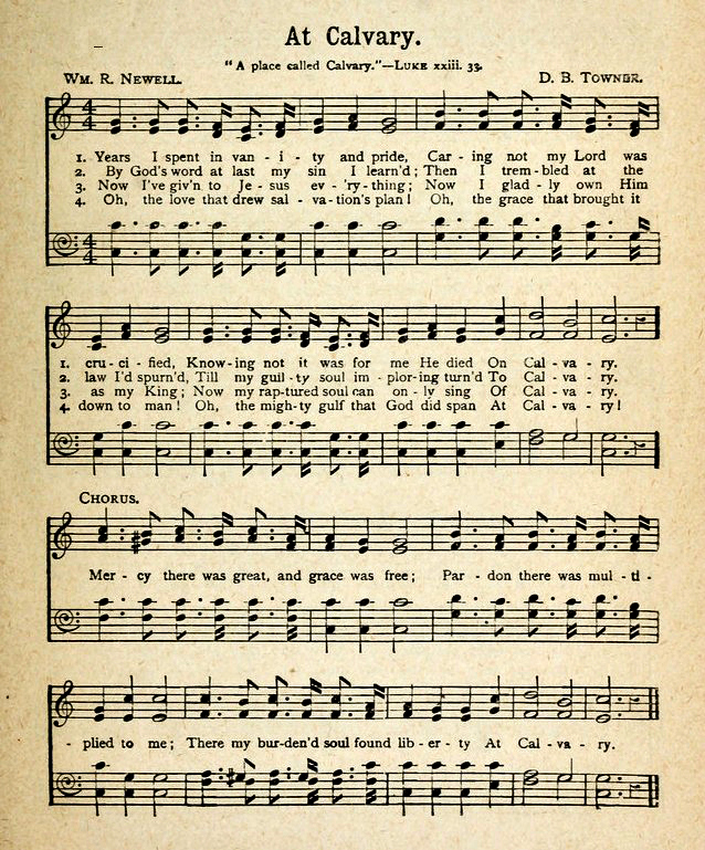 Little Birdie Blessings : Hymn Story ~ At Calvary