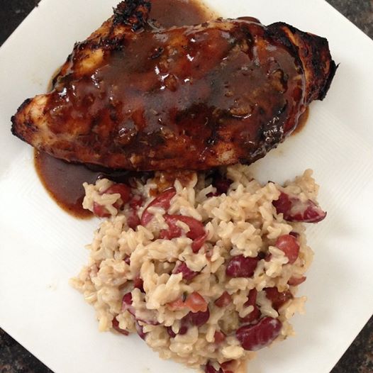 Simply Mangerchine: Jerk Chicken with Jamaican Red Beans and Rice